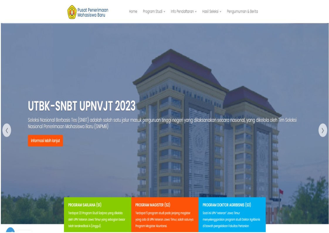 Pusat Penerimaan Mahasiswa Baru – Teknologi Pangan